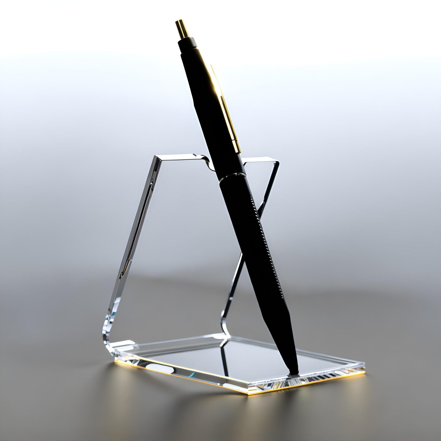 Clear Acrylic Single-Pen Display Stand / Minimalist Pen Holder – Buy ...