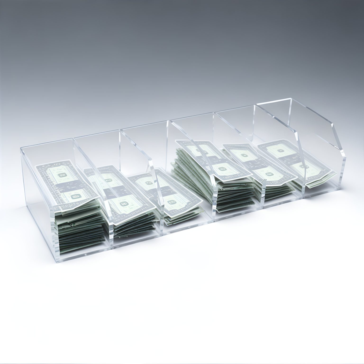 Acrylic Box Bin Slant Top – Buy Bulk Displays
