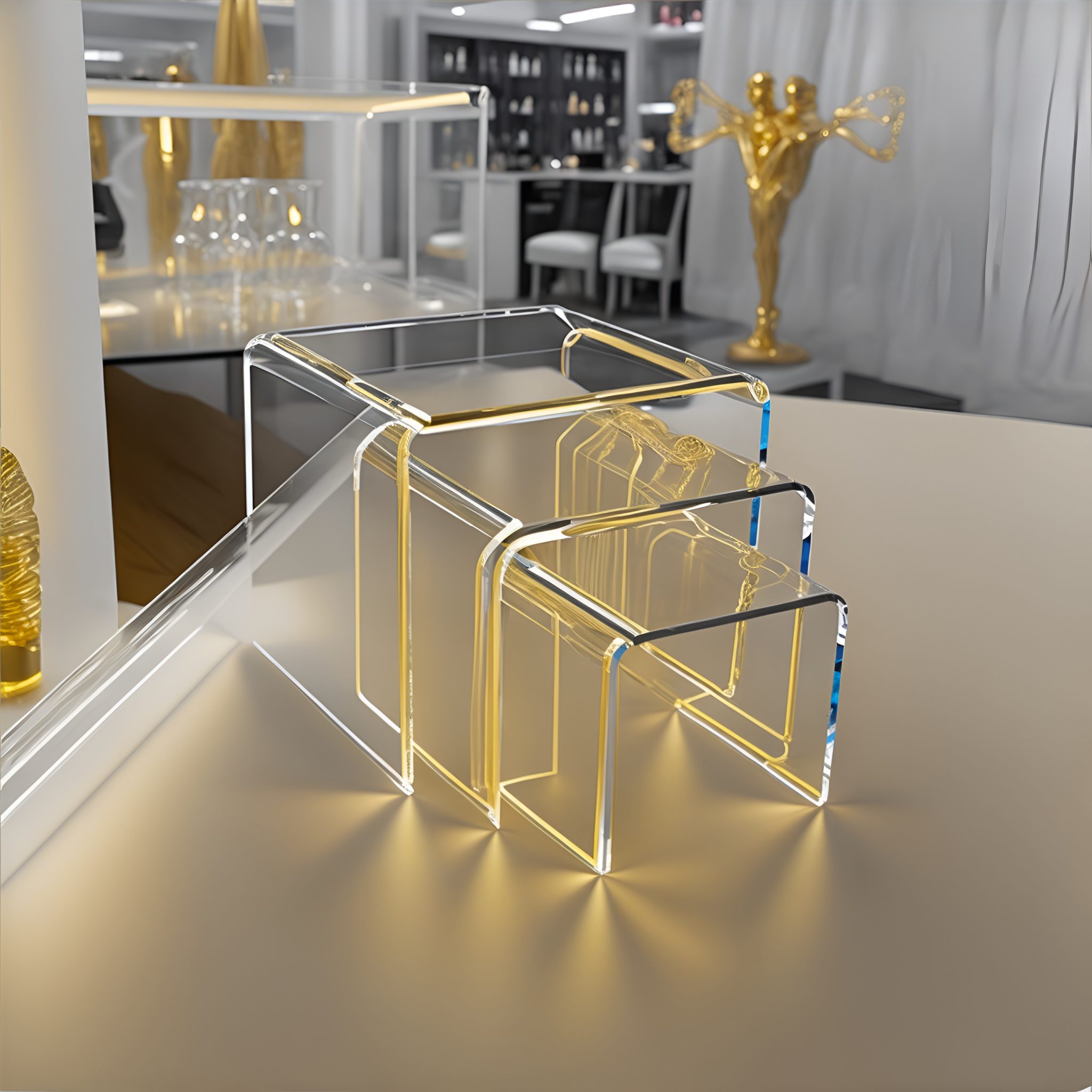 Acrylic Riser Sets / Retail Display Stand Kits – Buy Bulk Displays