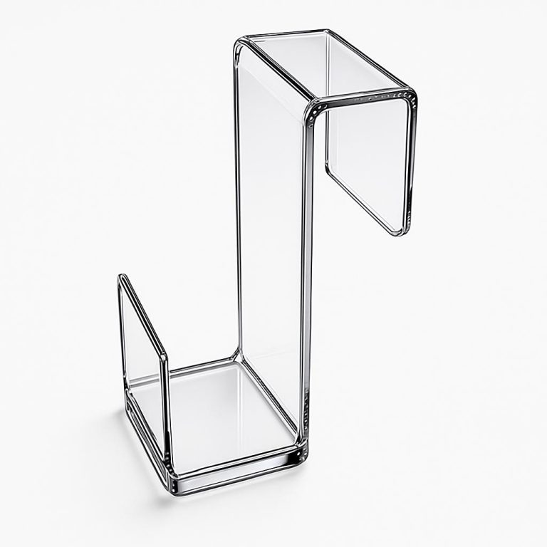 Clear Acrylic Cubicle Coat & Bag Hanger \ Compatible with 1.5″ & 2.5 ...