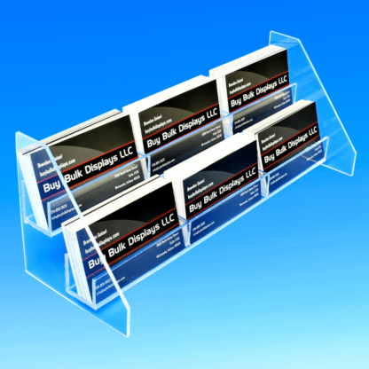 Business Card Holder Six Pockets | Buy Bulk Displays