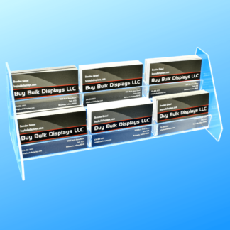 Business Card Holder Six Pockets | Buy Bulk Displays
