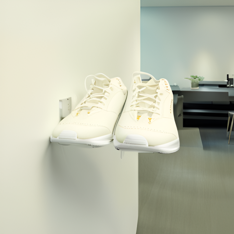 Floating Acrylic Shoe Display Stand / Clear Suspended Showcase – Buy ...